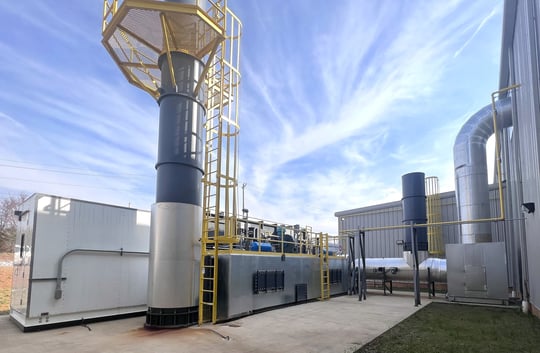 Automotive Parts Painter Installs RTO for VOC Control